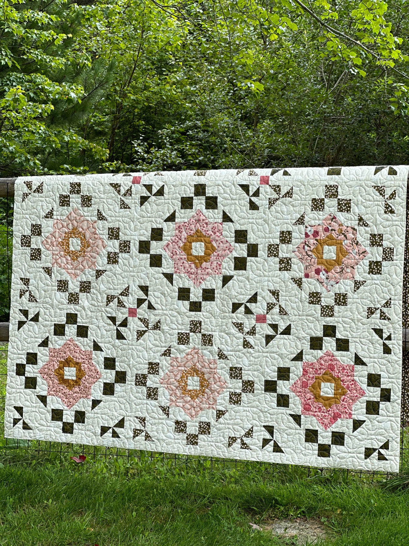 Evermore "Cabbage Rose" Quilt + Wall Hanging Pattern (DIGITAL DOWNLOAD ...