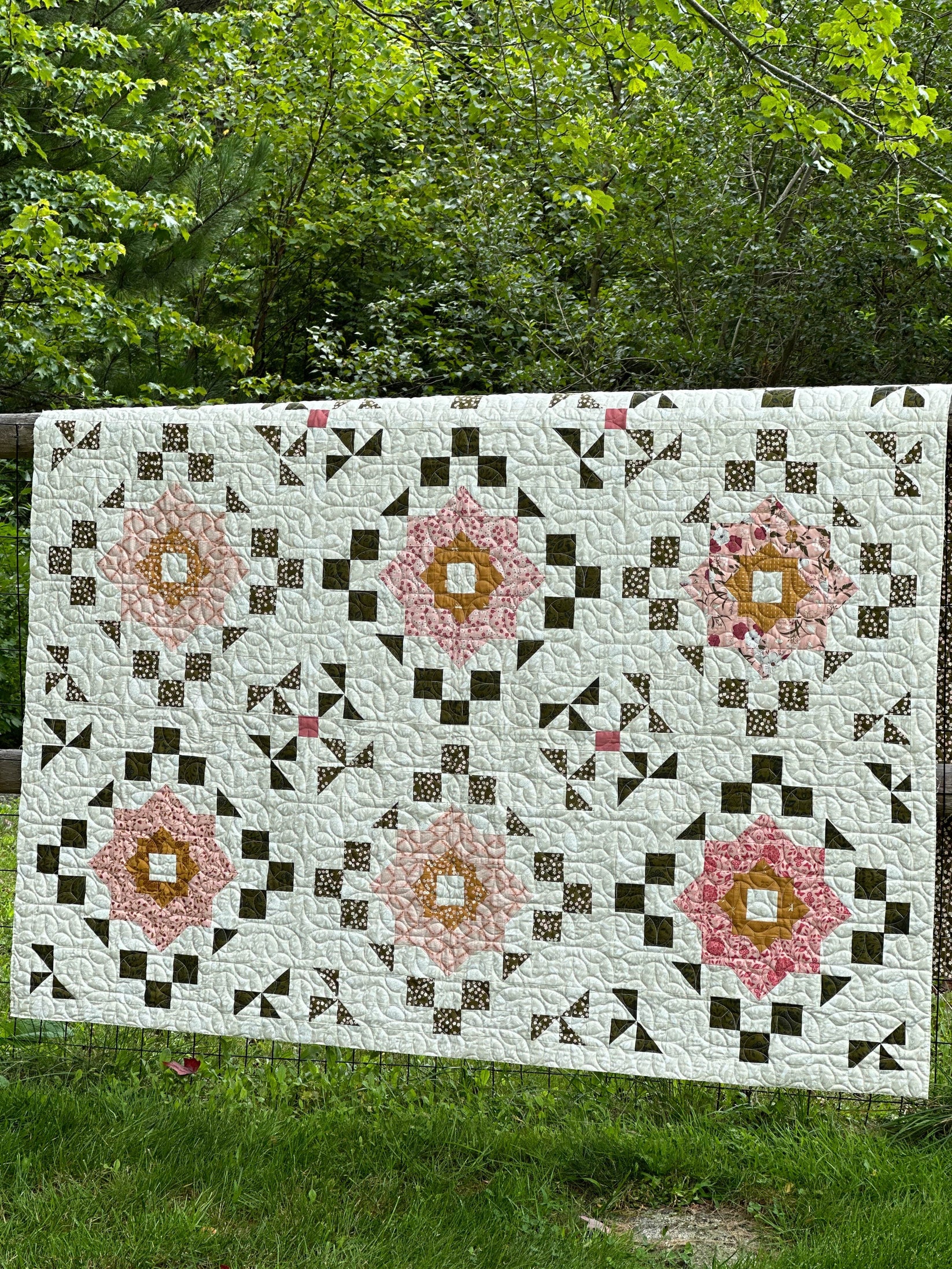 Evermore "Cabbage Rose" Quilt + Wall Hanging Pattern (DIGITAL DOWNLOAD ...